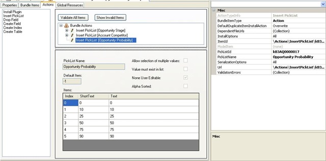 SalesLogix 7.5- Deploying picklists in web manifests vs. bundles | Customer FX